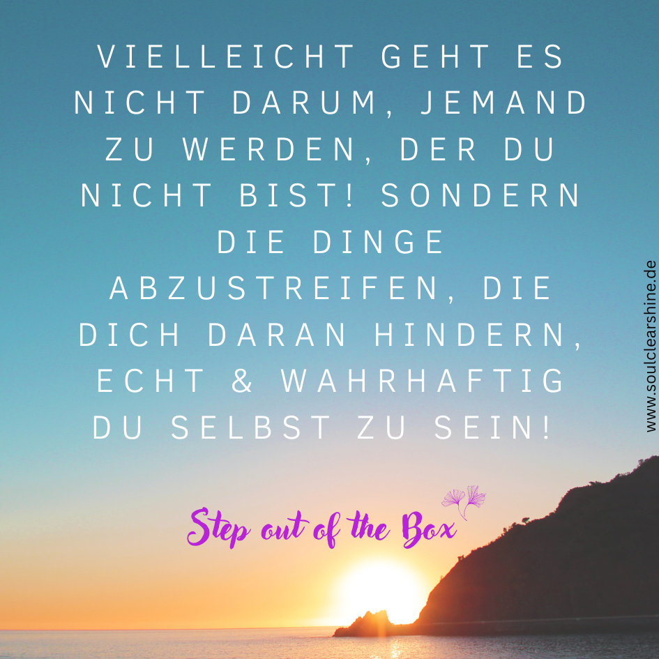 Step out of the Box - Clearing einfach erklärt! - Nadine Schuch